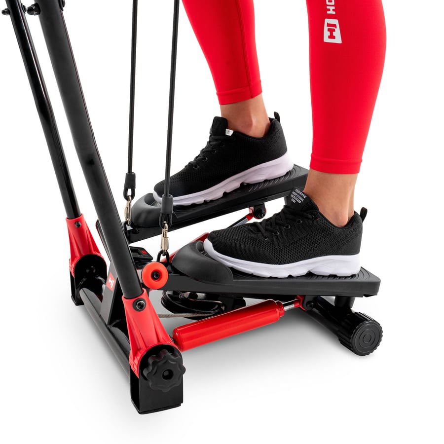 Stepper HS-045S mit Haltegriffen - Rot | Preise des Herstellers - Online-Shop Hop-Sport.de