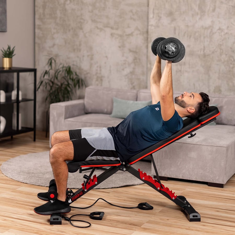 Hantelbank HS-2080HB klappbar | Preise des Herstellers - Online-Shop ...