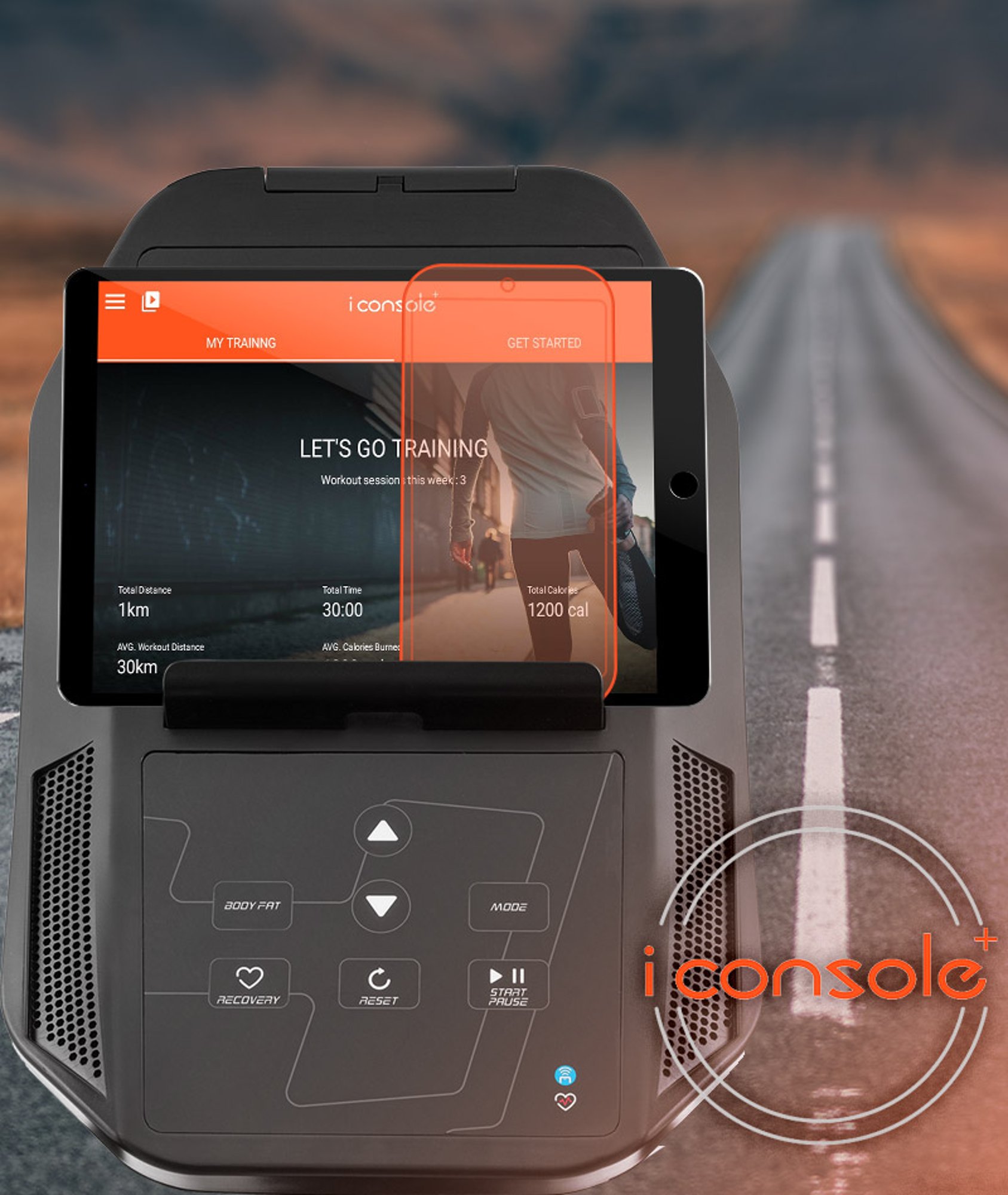 iConsole+ Training App | Hop-Sport.de